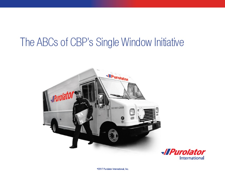 The ABC's of CBP's Single Window Initiative